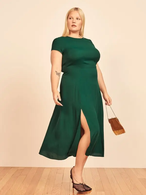 reformation gavin dress green Reformation Gavin Dress