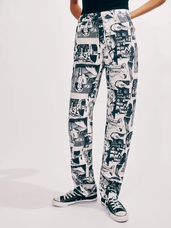 REFORMATION Cynthia High Rise Straight Long Jeans - Typical Girls