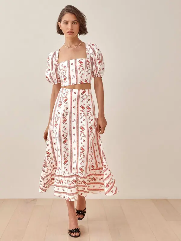 Reformation Yucca Linen Two Piece Vienna Editorialist
