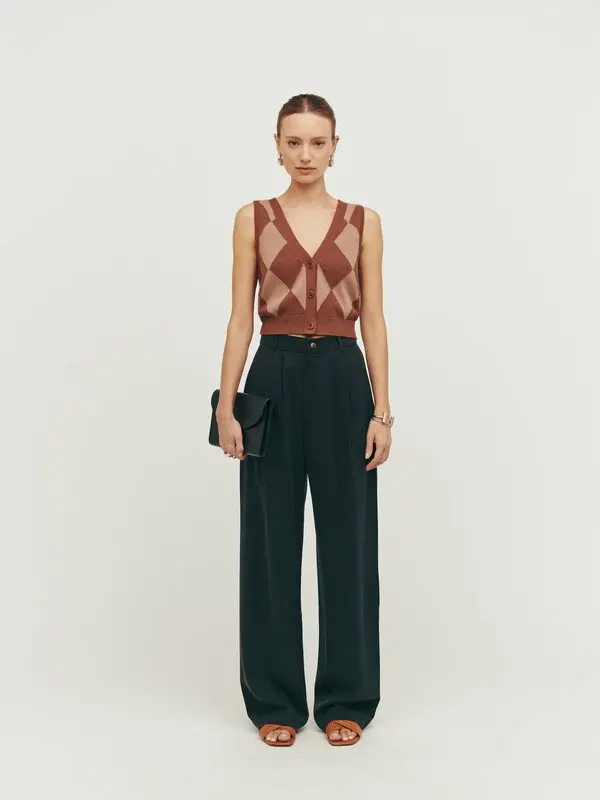 REFORMATION Mason Short Pant - Black
