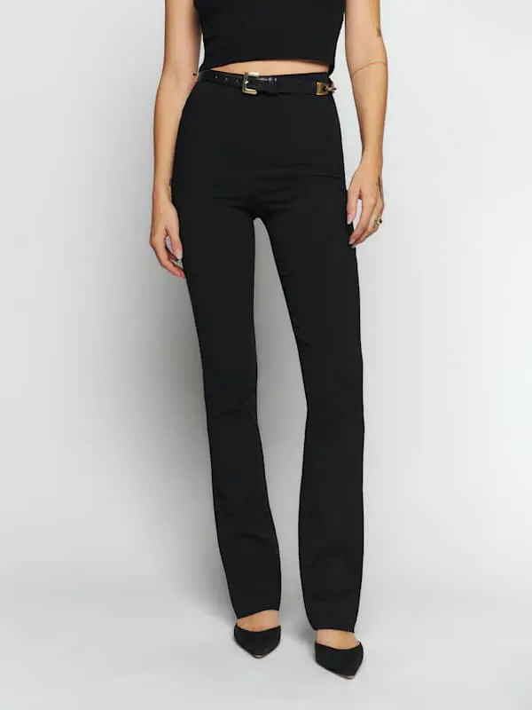 REFORMATION Kumquat Pant - Black