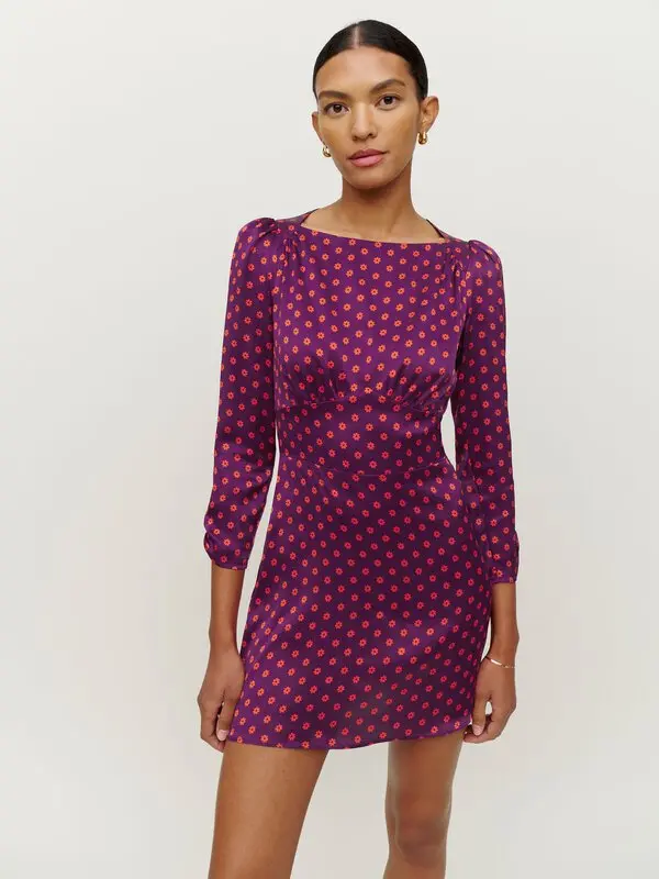 rudi silk dress reformation Reformation Rudi Silk Dress