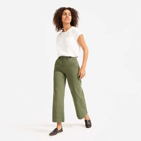Everlane Wide-leg Crop Pant
