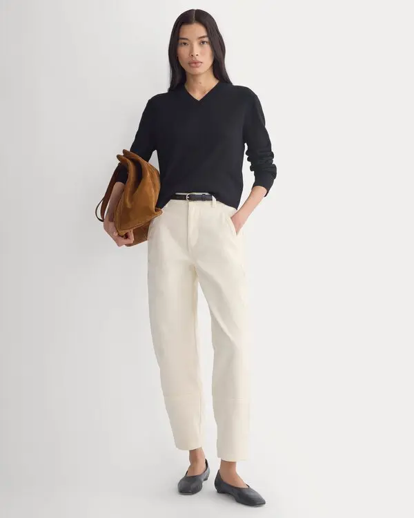 Everlane Utility Barrel Pant - Bone