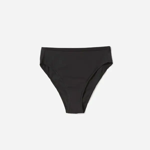 Everlane Cotton High-rise Bikini - Black