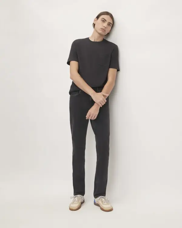 Everlane Slim 4-way Stretch Organic Jean - Washed Black