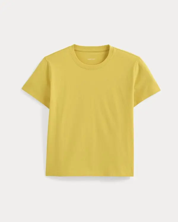 Everlane Essential Cotton Box-cut T-shirt - Passion Fruit