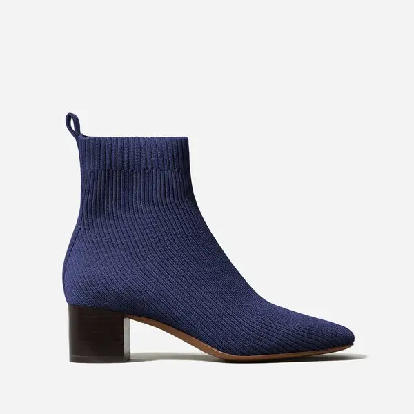 Everlane Glove Knit Boots - Navy