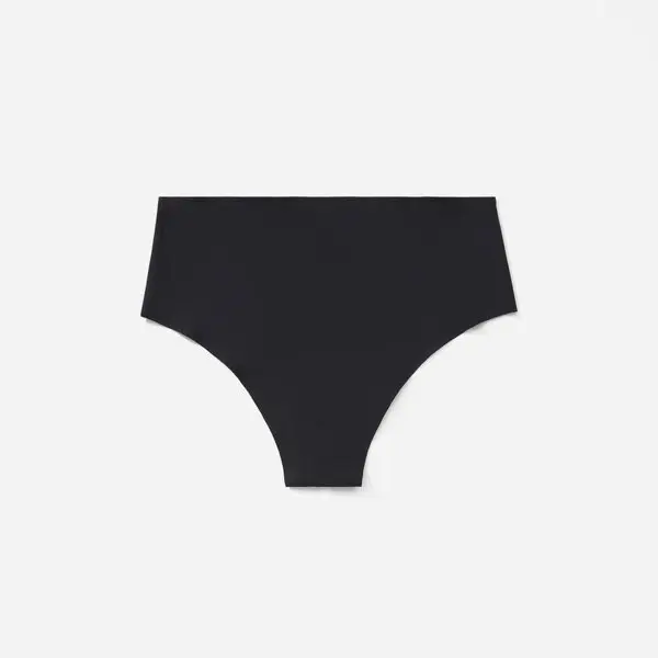 Everlane Invisible High-rise Thong - Black