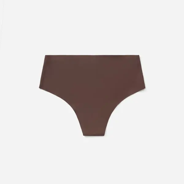 Everlane Invisible High-rise Thong - Dark Tan