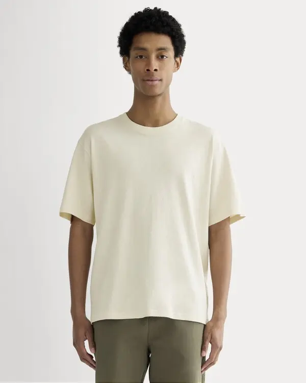 Everlane Premium-weight Relaxed Crew Neck Tshirt - Birch