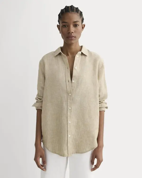 Everlane Linen Relaxed Shirt - Cornstalk Chambray