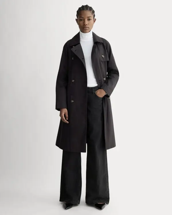 Everlane Modern Trench Coat - Black