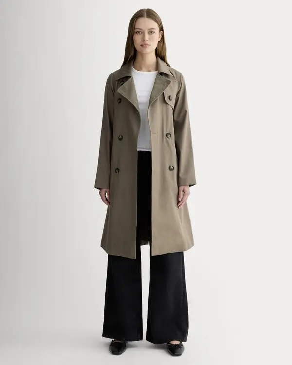 Everlane Modern Trench Coat - Deep Taupe