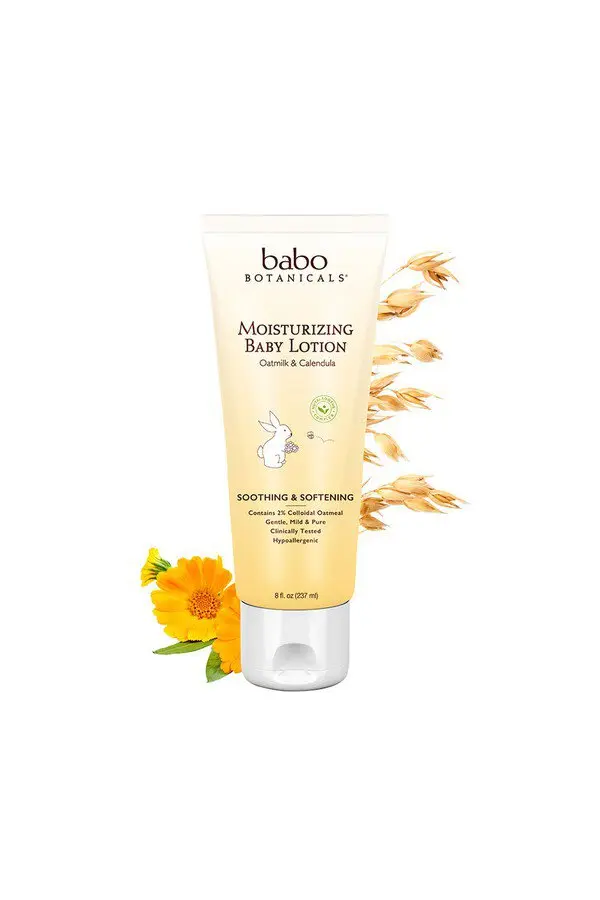 BABO BOTANICALS Moisturizing Oat &amp Calendula Body Lotion - Natural