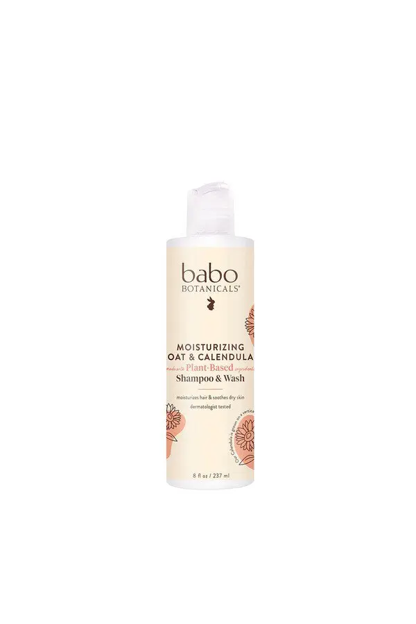 BABO BOTANICALS Moisturizing Oat &amp Calendula Shampoo &amp Wash - Coral