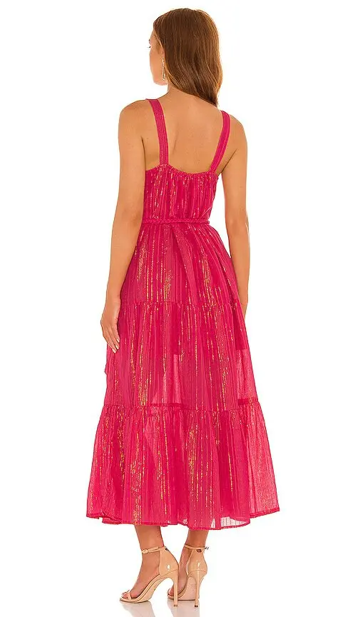 Karina Grimaldi Belle Maxi Dress In Fuchsia In Cherry - 57% Off |  Editorialist