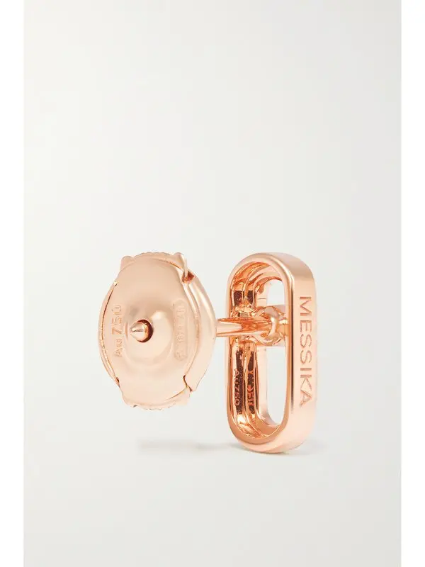 Messika Move Uno 18-karat Diamond Earrings - Gold