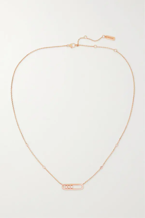 Messika Baby Move 18-karat Diamond Necklace - Gold