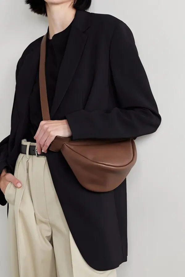 THE ROW Slouchy Banana Leather Shoulder Bag