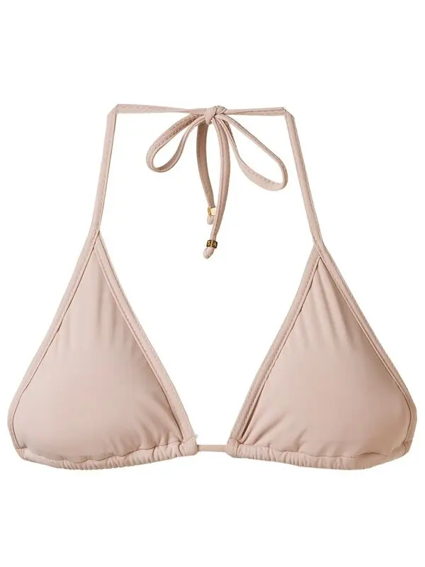 AMIR SLAMA Triangle Bikini Top - Neutrals