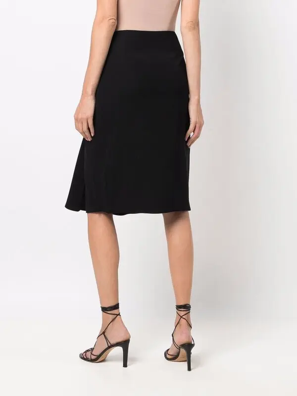 Versace Pinch-pleat A-line Skirt