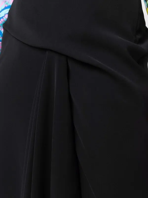 Versace Pinch-pleat A-line Skirt