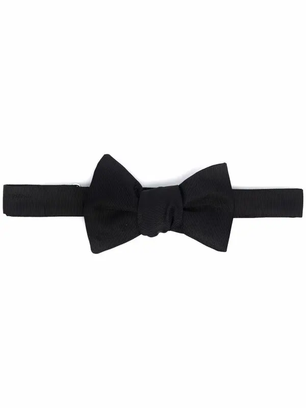 Giorgio Armani Fine-ribbed Bow Tie