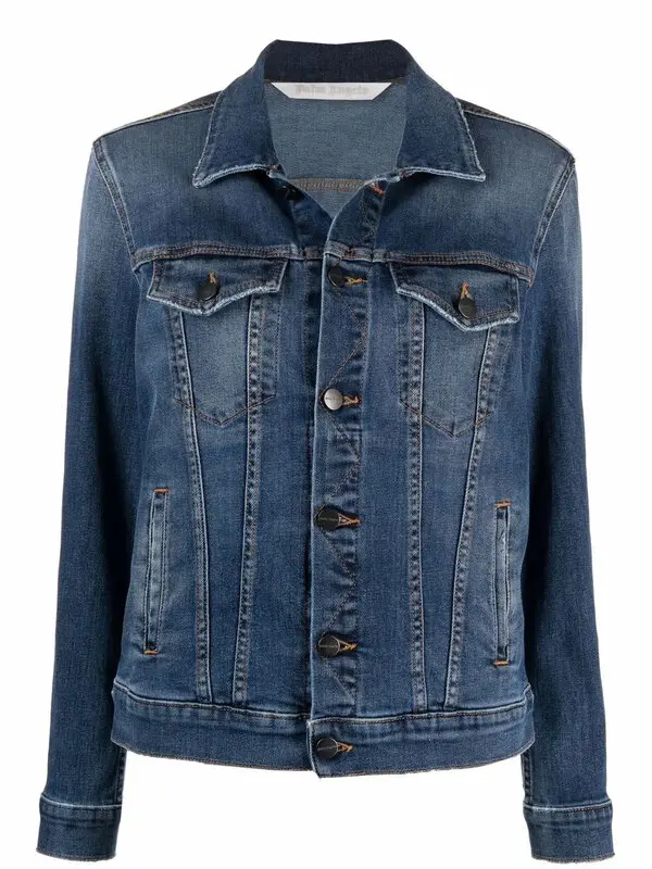 Palm Angels Logo Denim Jacket