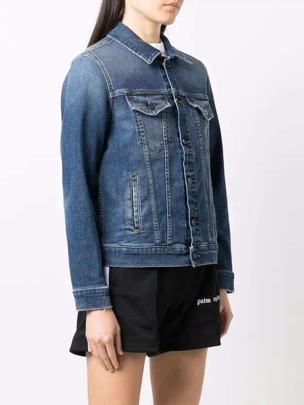 Palm Angels Logo Denim Jacket