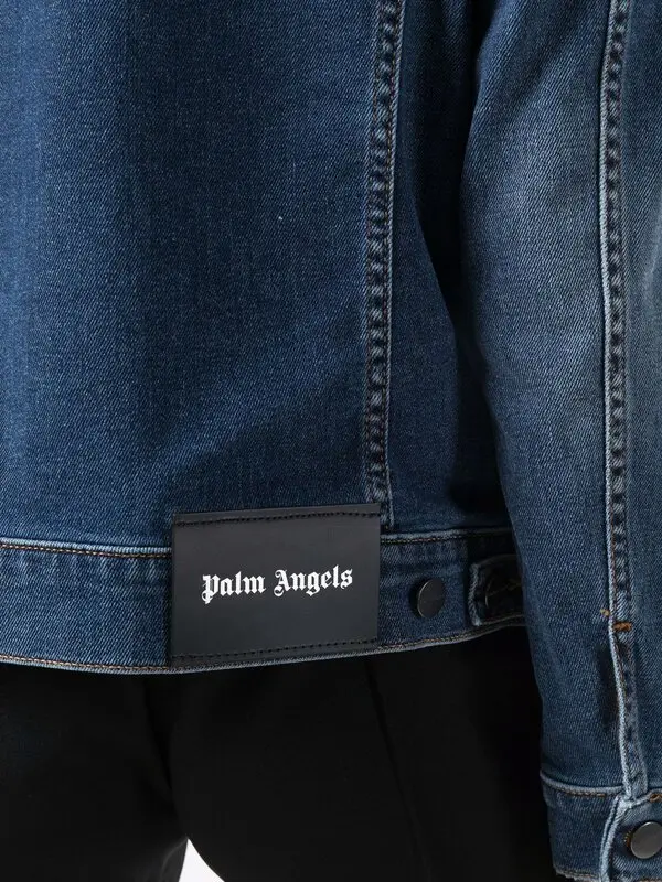 Palm Angels Logo Denim Jacket