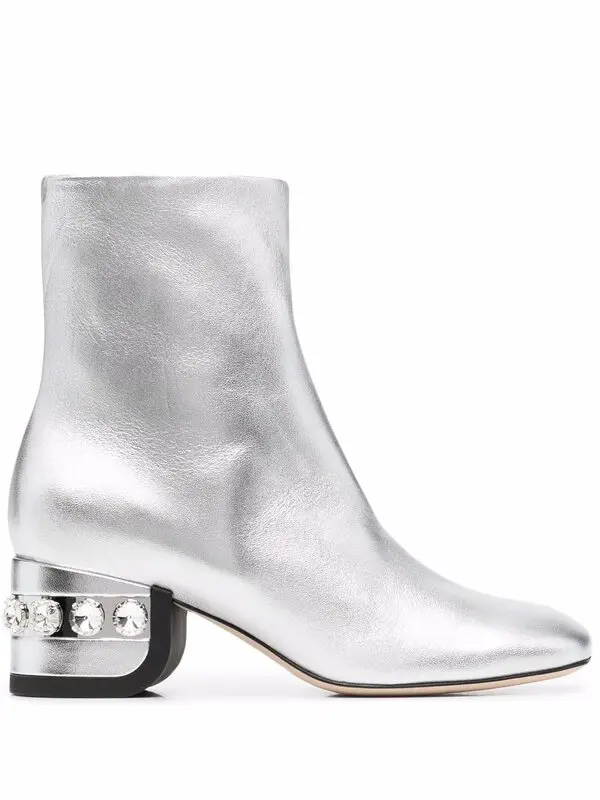 NICHOLAS KIRKWOOD Jj Crystal-embellished Ankle Boots