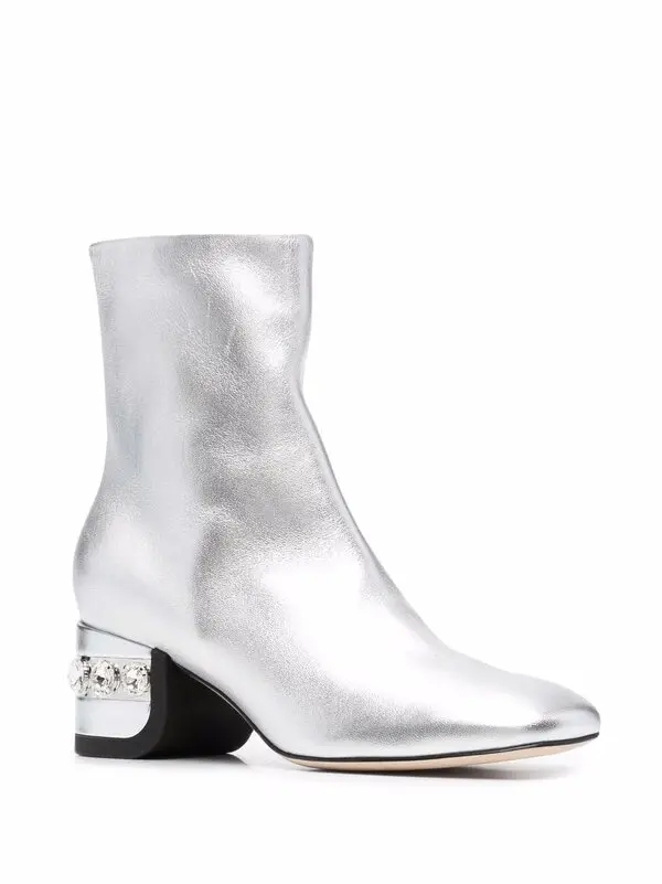 NICHOLAS KIRKWOOD Jj Crystal-embellished Ankle Boots