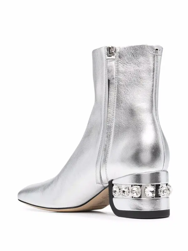 NICHOLAS KIRKWOOD Jj Crystal-embellished Ankle Boots
