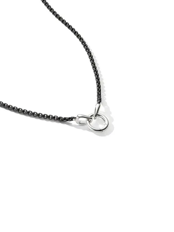 David Yurman Amulet Box Chain Necklace - Silver