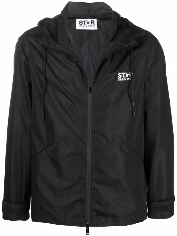 GOLDEN GOOSE Star-print Windbreaker Jacket