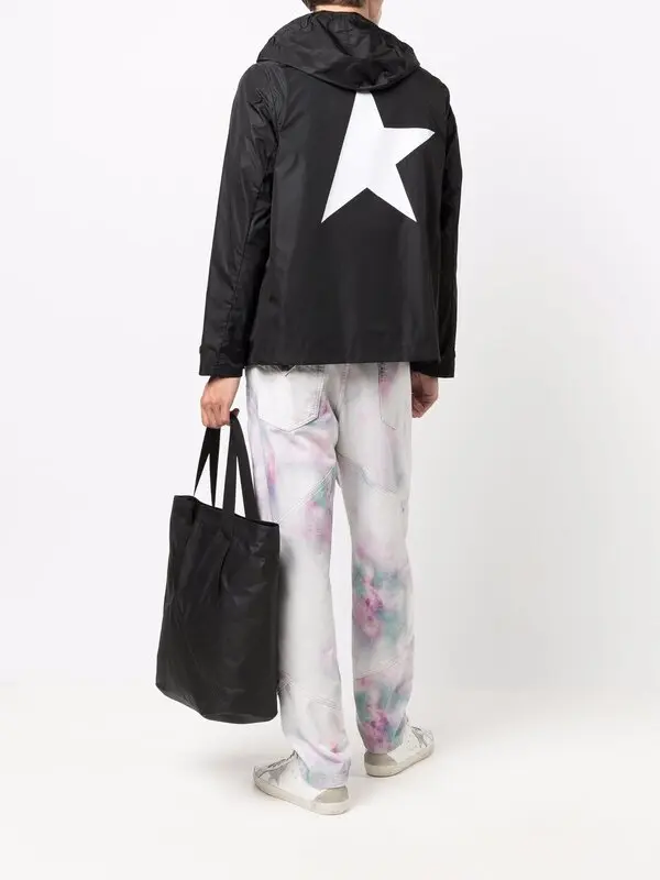 GOLDEN GOOSE Star-print Windbreaker Jacket