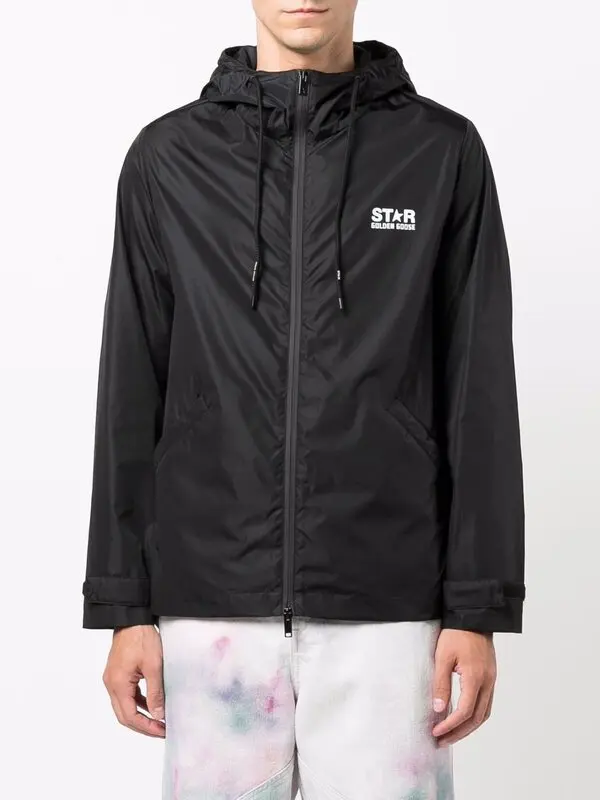 GOLDEN GOOSE Star-print Windbreaker Jacket