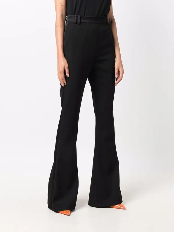 Balmain High-waisted Bootcut Trousers