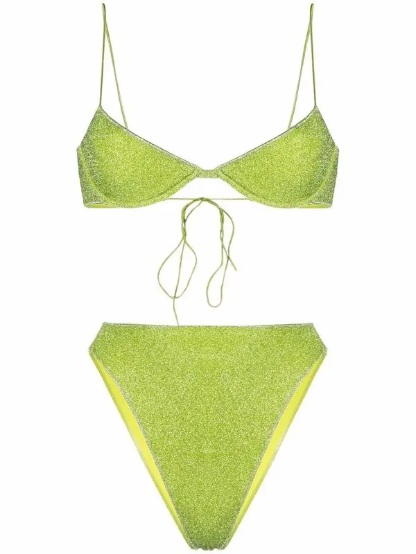 Oseree Lumière '90s Bikini - Green