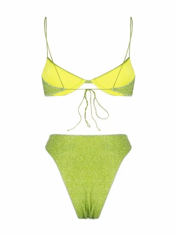 Oseree Lumière '90s Bikini - Green