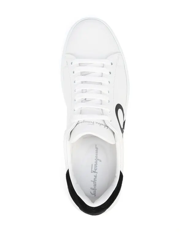 FERRAGAMO Gancini Lace-up Sneakers