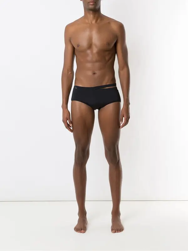 AMIR SLAMA Cut-out Swimming Trunks