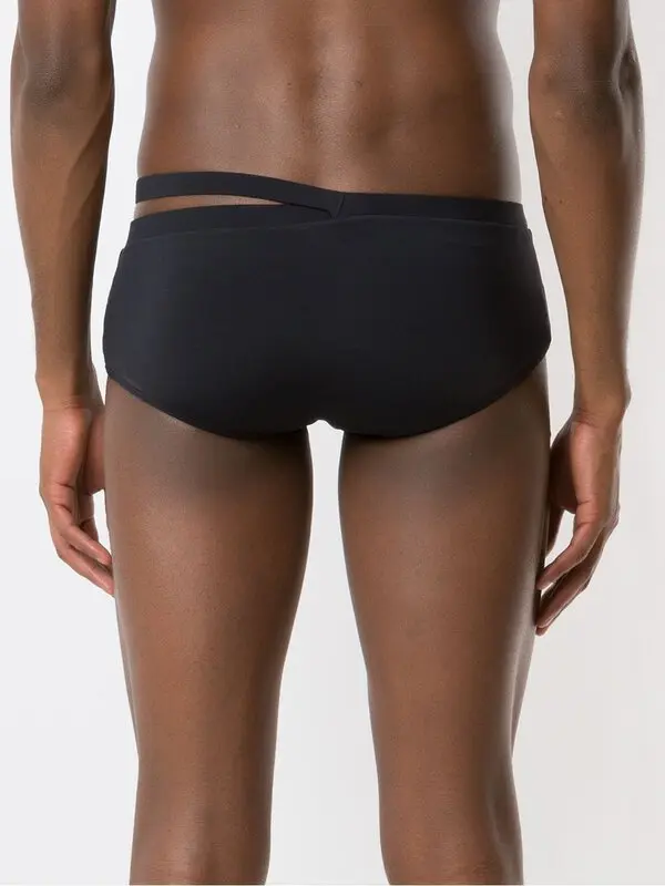 AMIR SLAMA Cut-out Swimming Trunks