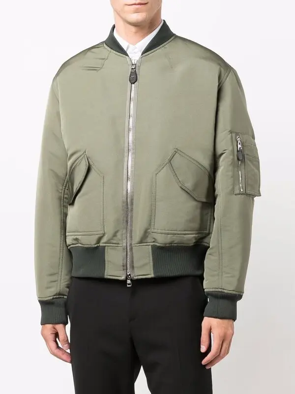 Alexander McQueen Logo-print Bomber Jacket