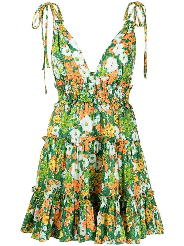 Alice Mccall California Sun Mini Dress - Green | Editorialist