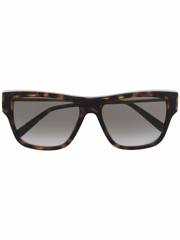 Givenchy Tortoiseshell Square Frame Sunglasses