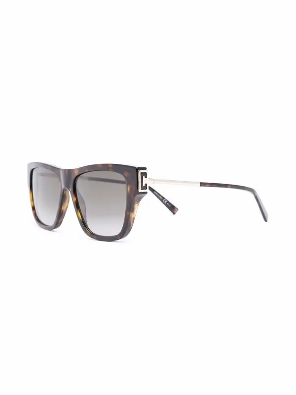 Givenchy Tortoiseshell Square Frame Sunglasses