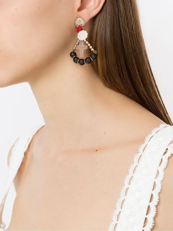 AMIR SLAMA Embellished Drop Earrings