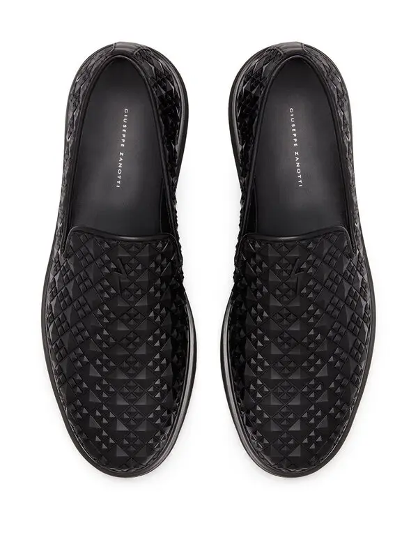 GIUSEPPE ZANOTTI Clem Studs Slip-on Shoes